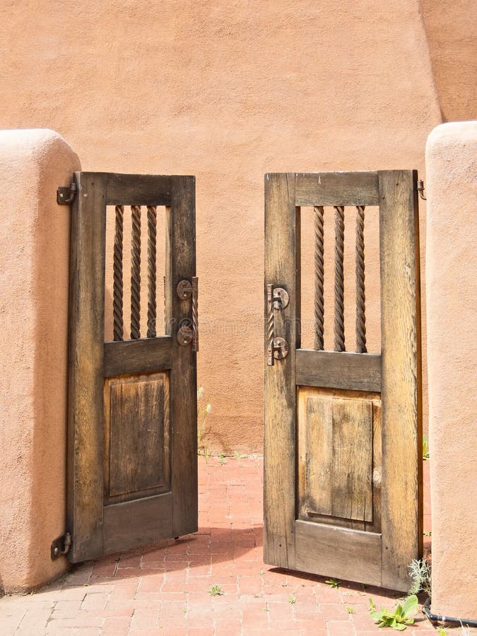 Southwestern gates stock photo. Image of colored, entrance - 53974908