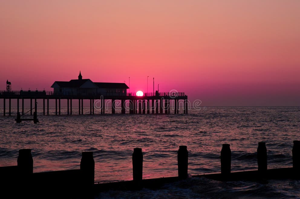 Southwold sunset stock photo. Image of backlit, sunrise - 11500914