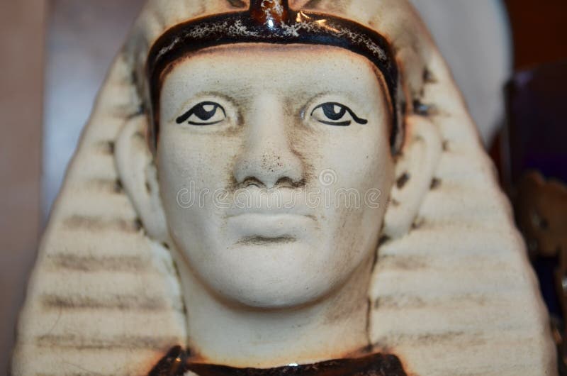 Souvenir faraon head stock photo. Image of antique, artifact - 86311828