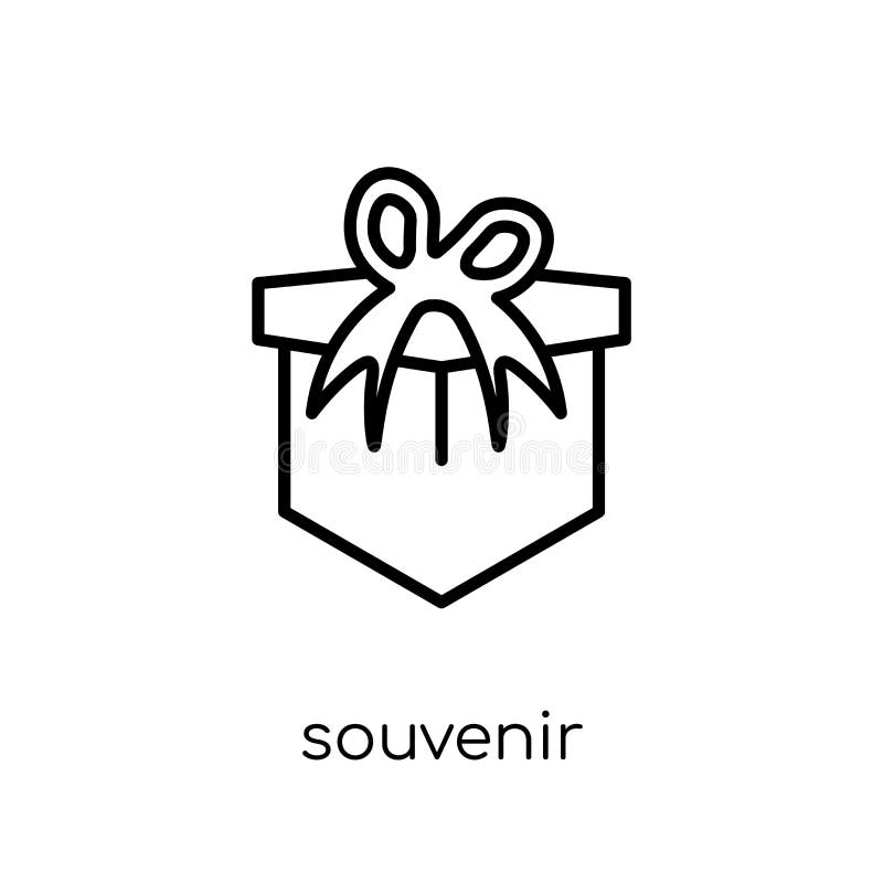 Souvenir Icon from Collection. Stock Vector - Illustration of present ...