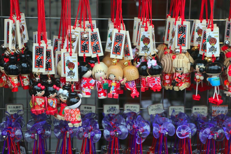 Souvenir from japan temple stock image. Image of flyover - 73368169