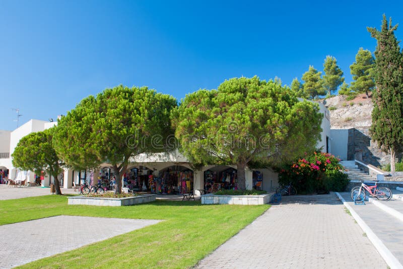 Souvenir Resort Shop in the Resort Town Stock Image - Image of mall ...