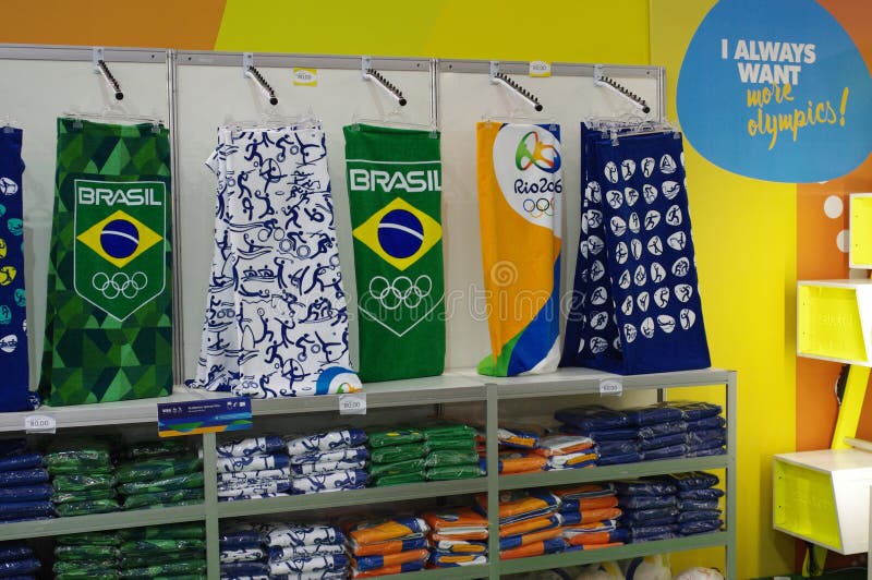 Souvenirs from Rio2016 Olympic Games Editorial Stock Photo - Image of ...