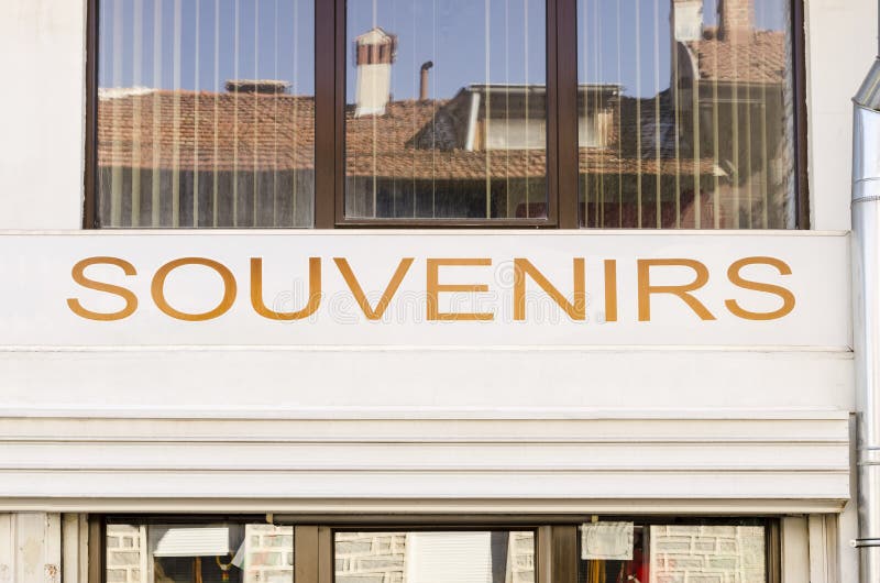 Souvenirs Sign stock photo. Image of black, white, sign - 25020134