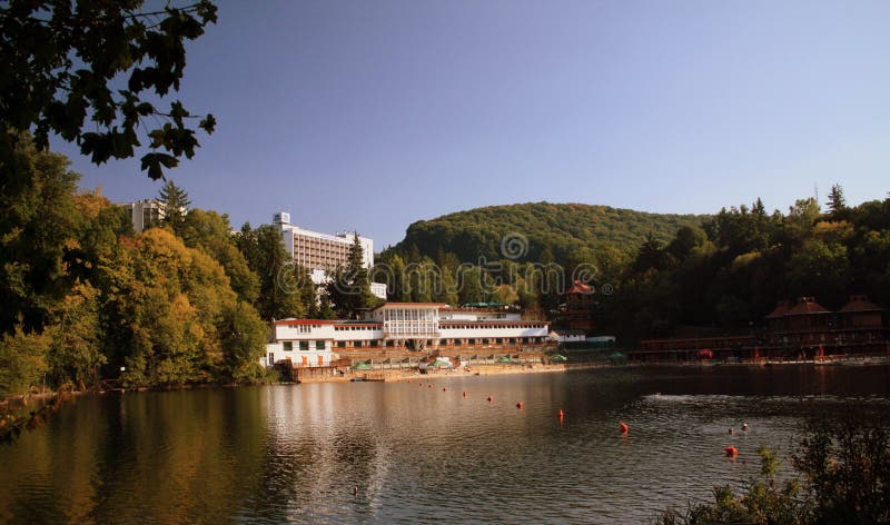 Sovata Resort Near the Bear Lake in Romania Editorial Stock Image ...