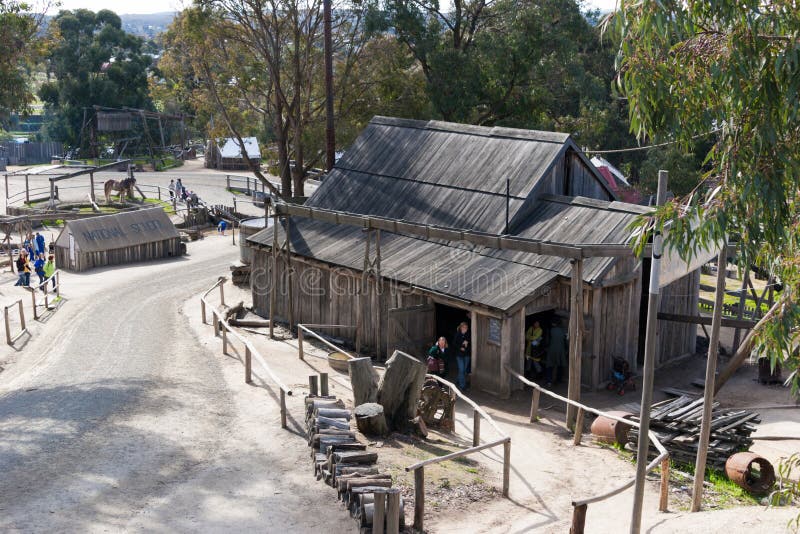 Sovereign Hill, Ballarat, Australia Editorial Stock Image - Image of ...
