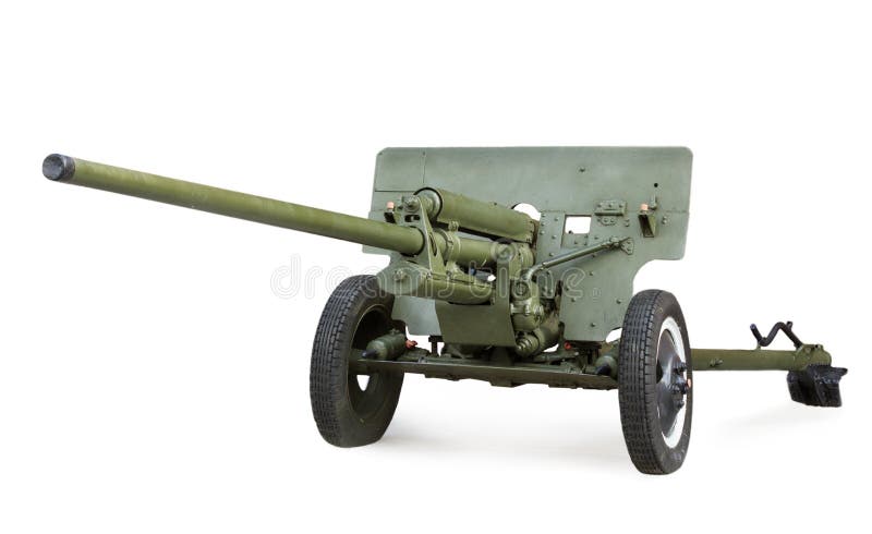 Soviet 57-mm Anti-tank Gun ZIS-2 of the Period of the Great Patriotic ...