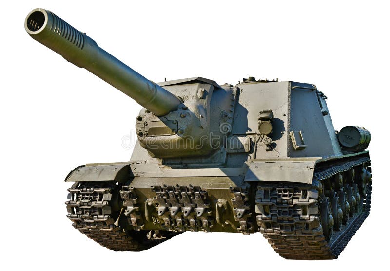Soviet Anti Tank Self-propelled Unit SU-152 Stock Photo - Image of ...