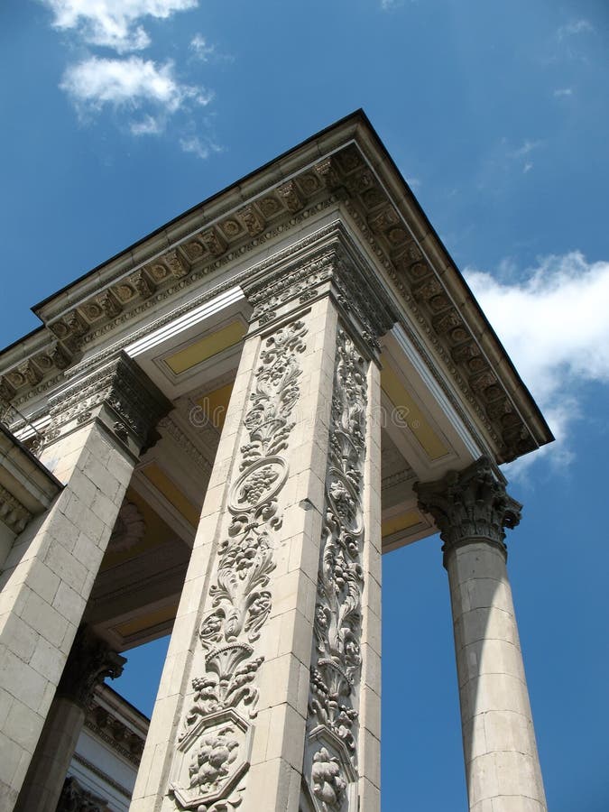 Soviet architecture style stock photo. Image of exterior - 14334818