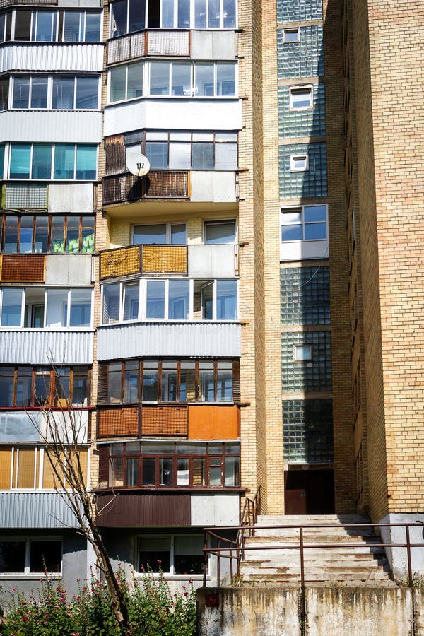 Soviet Architecture Style of Living District in Vilnius, Lithuania ...