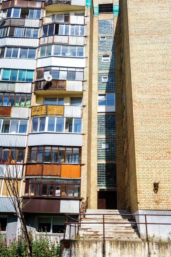 Soviet Architecture Style of Living District in Vilnius, Lithuania ...