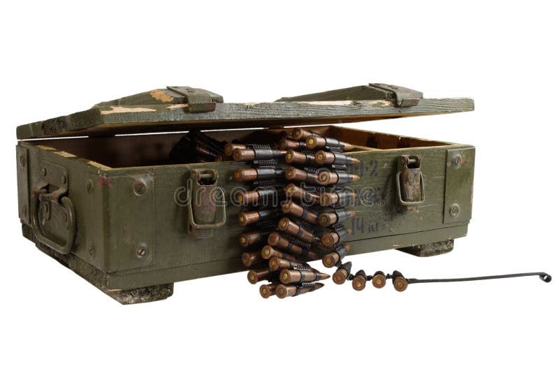 Soviet Army Box of Ammunition Stock Photo - Image of confidential ...