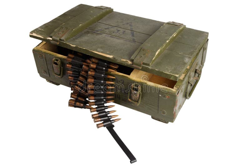Soviet Army Box of Ammunition Stock Image - Image of confidential ...
