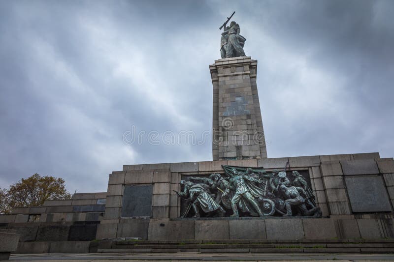 Soviet Army Monument for WWII in Sofia, Bulgaria, Eastern Europe ...