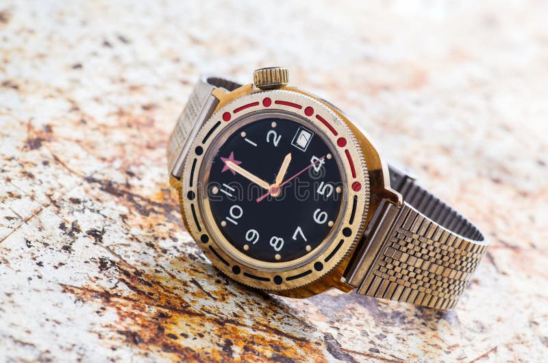 Soviet Army Watch stock photo. Image of danger, watch - 68990020