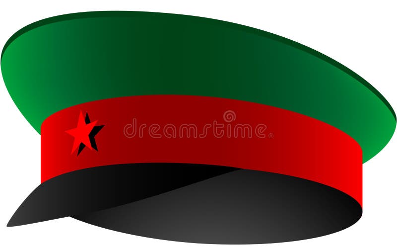 Soviet cap stock vector. Illustration of retro, army, isolated - 9721446