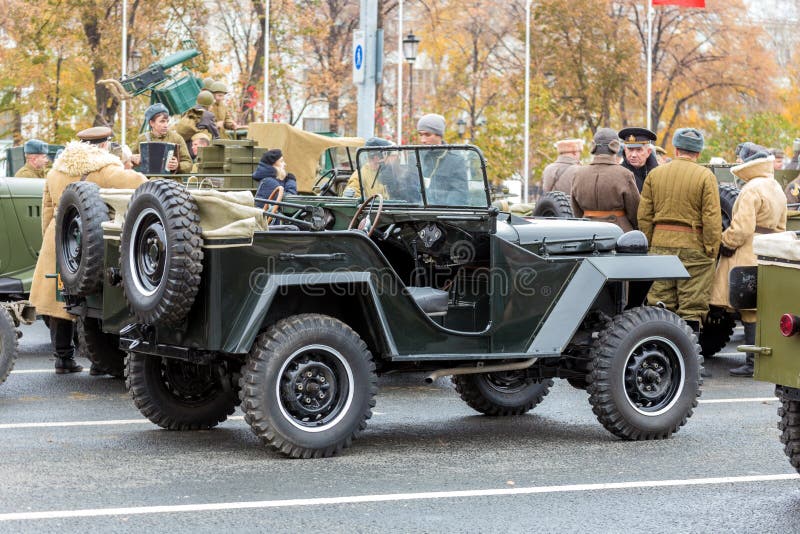 The Car GAZ-69. Soviet Off-road Vehicle Editorial Photo - Image of ...