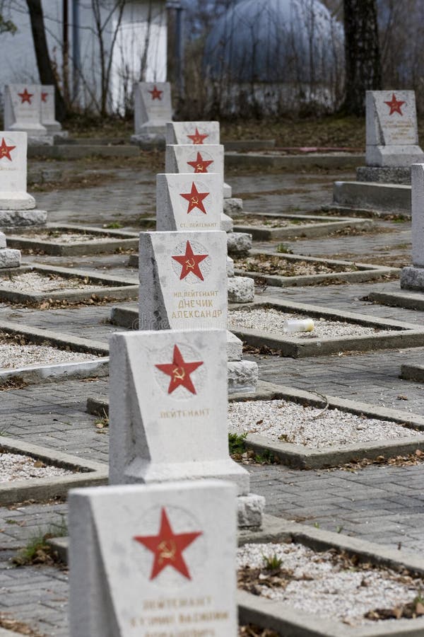 Cemetery Of Soviet Soldiers - Seelow Editorial Stock Image - Image of ...