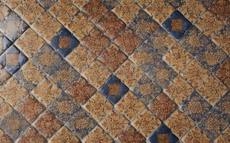 Soviet Ceramic Tile Texture, Classic and Old School with 8K Resolution ...