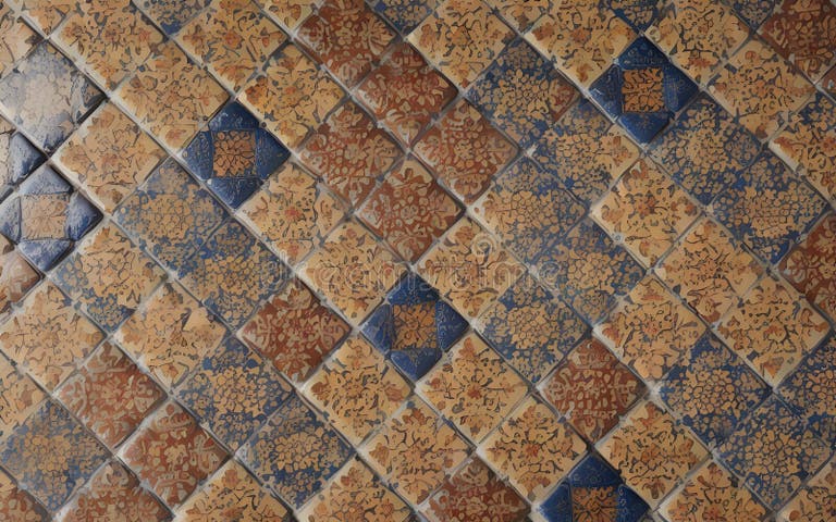 Soviet Ceramic Tile Texture, Classic and Old School with 8K Resolution ...