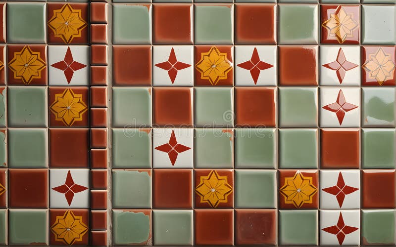 Soviet Ceramic Tile Texture, Classic and Old School with 8K Resolution ...