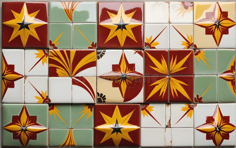 Soviet Ceramic Tile Texture, Classic and Old School with 8K Resolution ...