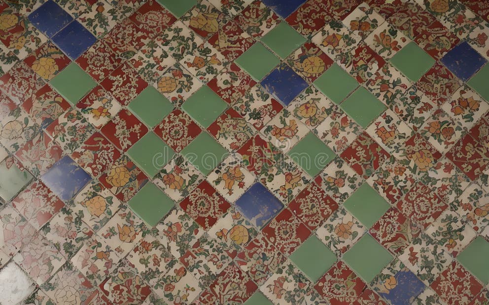 Soviet Ceramic Tile Texture, Classic and Old School with 8K Resolution ...