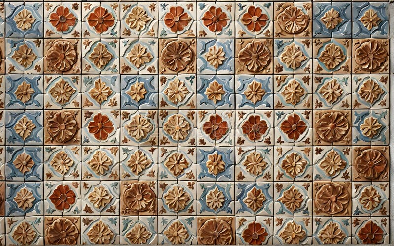 Soviet Ceramic Tile Texture, Classic and Old School with 8K Resolution ...