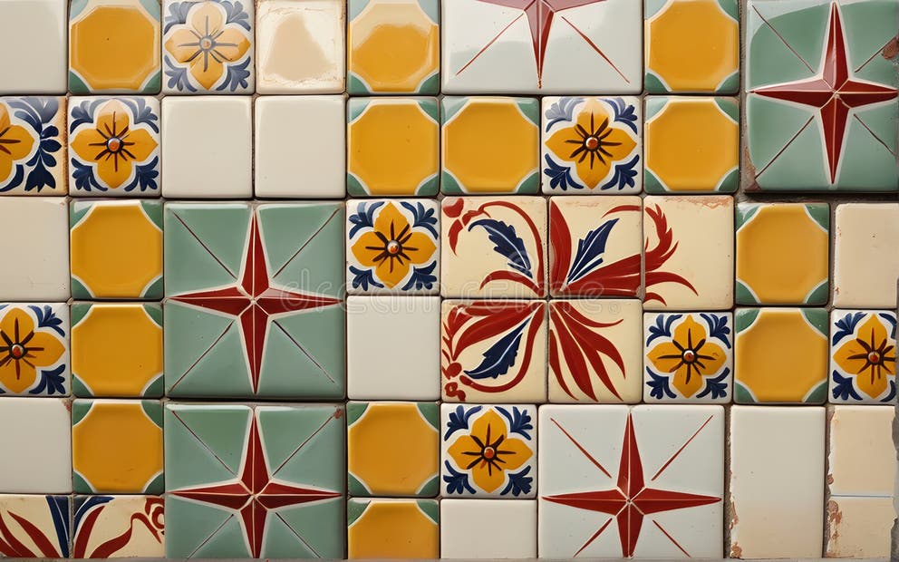 Soviet Ceramic Tile Texture, Classic and Old School with 8K Resolution ...