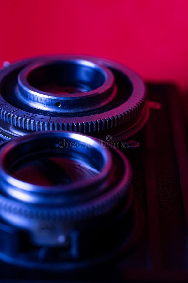 Soviet Close Up Camera Detailed Lens Shooting Stock Photo - Image of ...