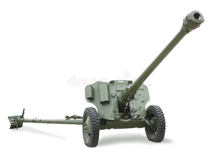 Soviet Gun D 44, Caliber 85mm. Adopted in 1946 Stock Photo - Image of ...