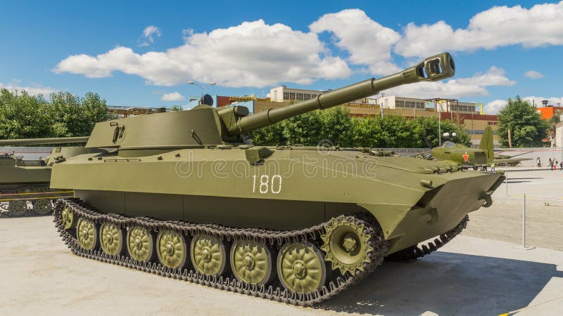 The Soviet fighting tank editorial stock image. Image of weapon - 38179739