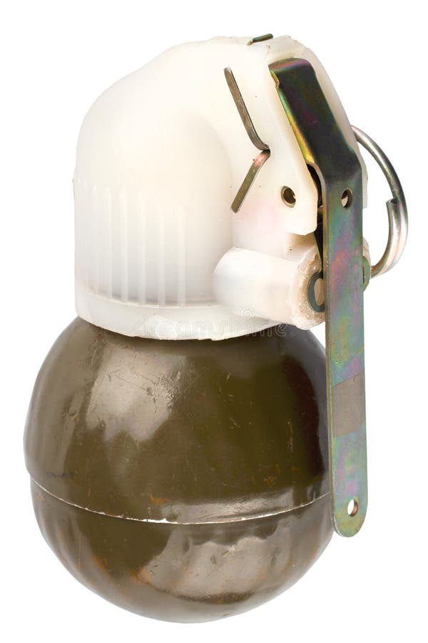 Soviet Hand Grenade RGN Isolated on White Stock Photo - Image of ...