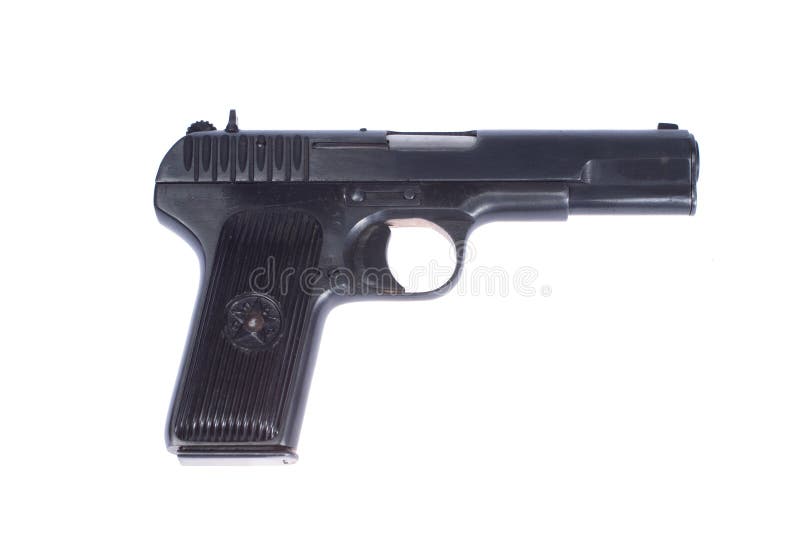 Soviet Tula Tokarev pistol stock photo. Image of replica - 34930970
