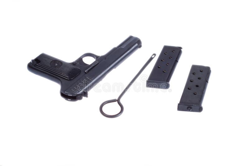 Soviet Tula Tokarev pistol stock photo. Image of replica - 34930970