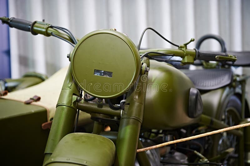 Soviet Heavy Motorcycle M-72 Stock Image - Image of engine, metal: 44179507