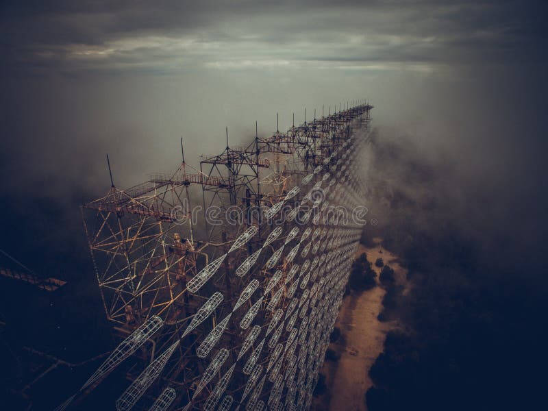 Soviet Horizont Radar Station Duga in Chernobyl Exclusion Zone, Ukraine ...