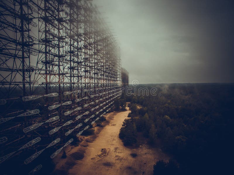 Soviet Horizont Radar Station Duga in Chernobyl Exclusion Zone, Ukraine ...