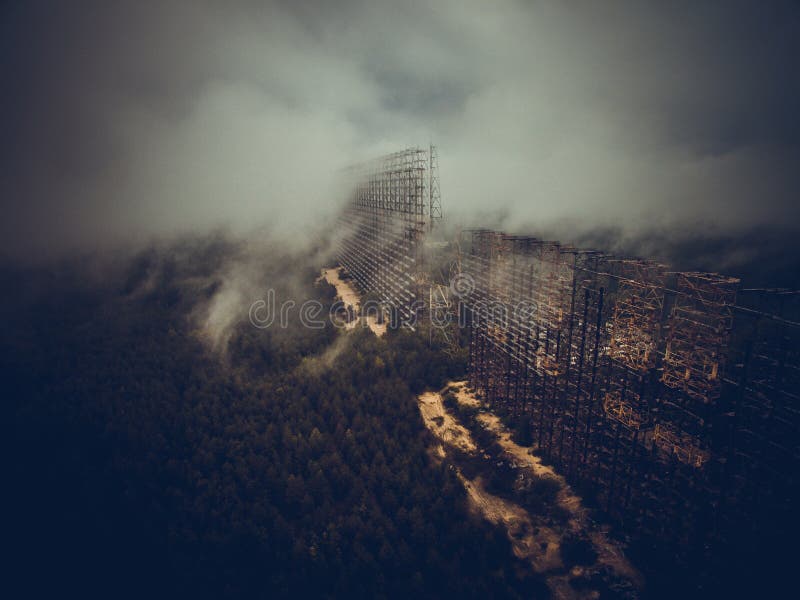 Soviet Horizont Radar Station Duga in Chernobyl Exclusion Zone, Ukraine ...