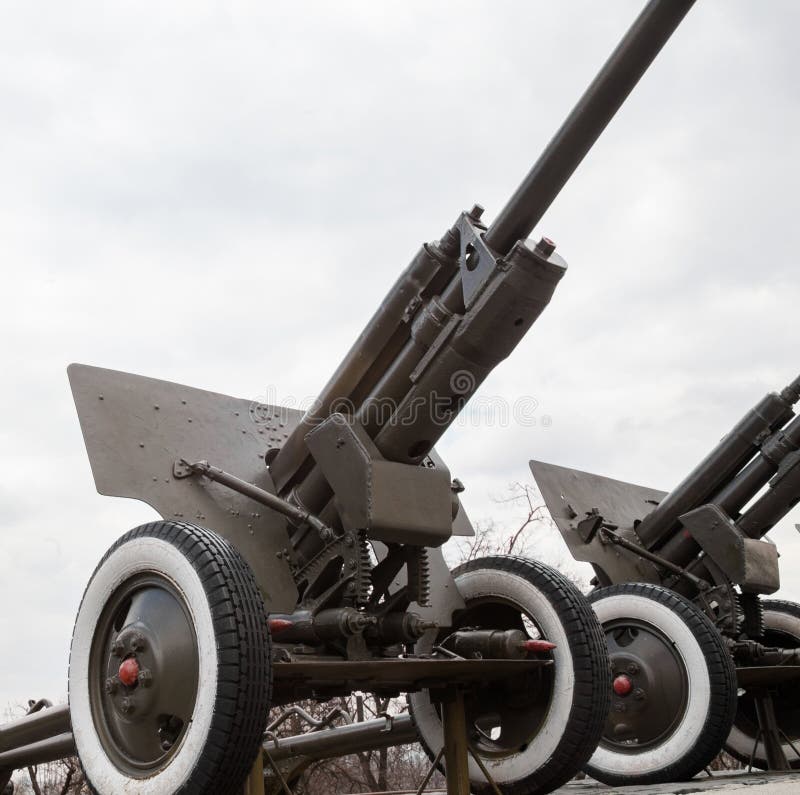 Soviet Howitzers Second World War Period Editorial Photo - Image of ...