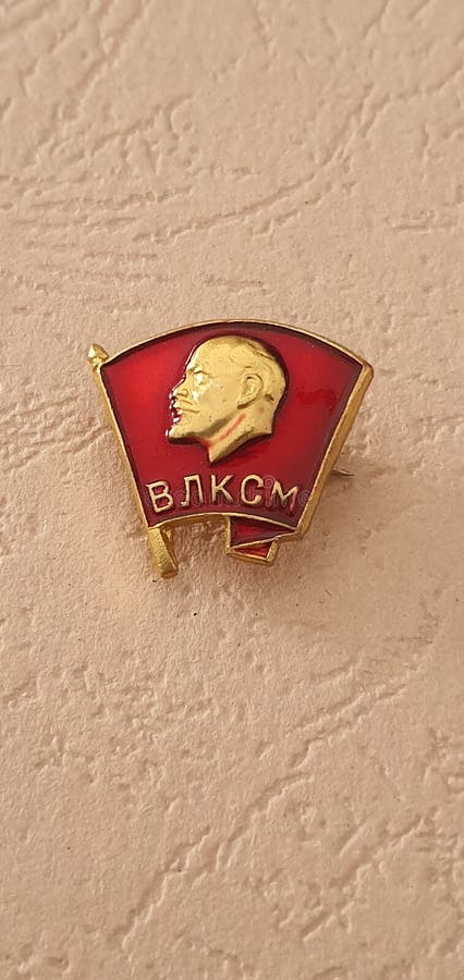 Soviet Lenin Original Pin Badges Editorial Stock Image - Image of ...