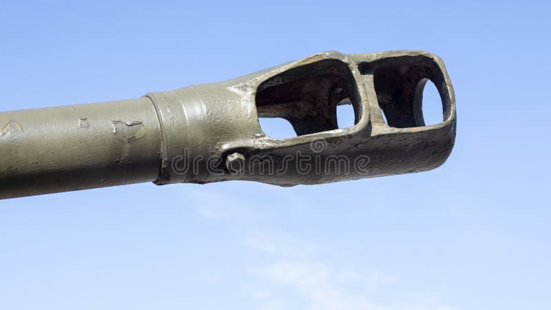 Soviet Light Amphibious Tank PT-76. Object 740. Tank Barrel, Barrel ...