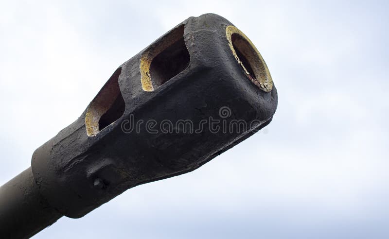 Soviet Light Amphibious Tank PT-76. Object 740. Tank Barrel, Barrel ...