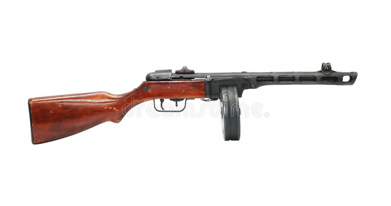 Soviet Machine Gun PPSH-41 stock image. Image of rifle - 49294517