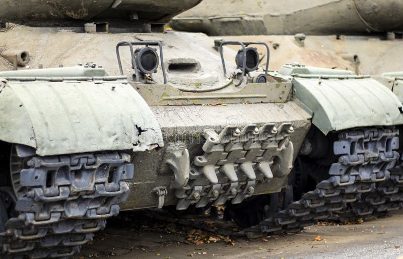 Soviet Medium Tank, an Exhibit of the Military Museum Stock Photo ...