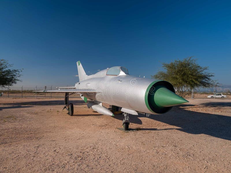 Soviet Military Aircraft Jet MIG-21 Stock Photo - Image of soviet ...