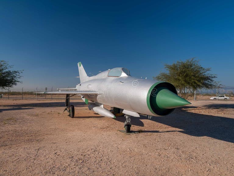 Soviet Military Aircraft Jet MIG-21 Stock Photo - Image of soviet ...