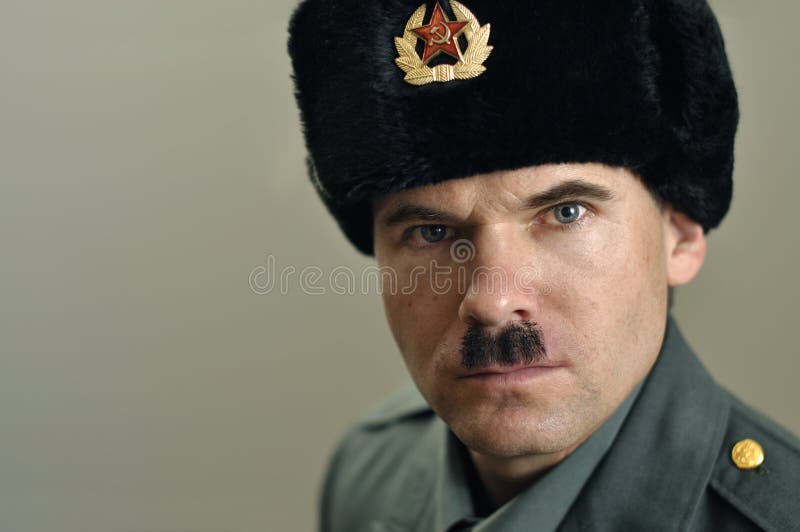 Soviet military officer stock image. Image of portrait - 22430545