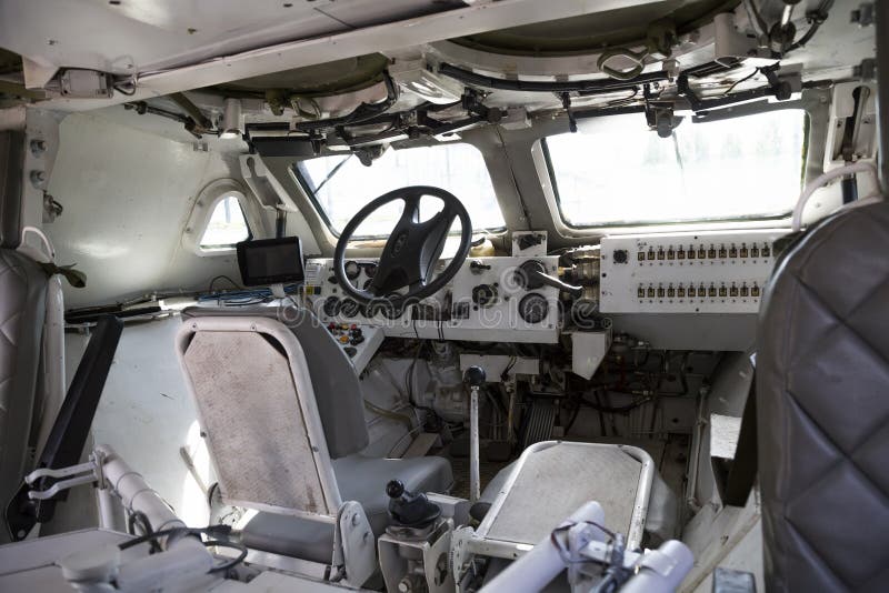 Military Vehicle, Inside View Stock Photo - Image of combat, tank: 5599484