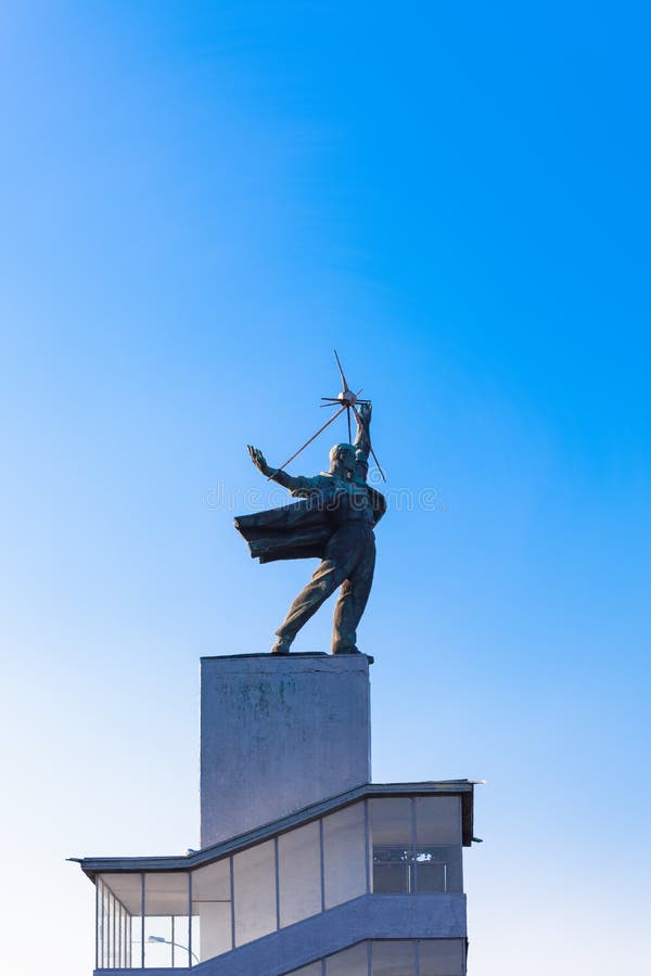 Soviet Monument To the Worker, Kiev, Ukraine Stock Image - Image of ...